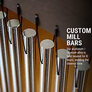 TreeWorks Chimes Classic Large Single Row Bar Chimes Percussion Instrument — Made in U.S.A. (TRE35)