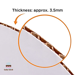 8" Round Coated Cakeboard, 6 ct.