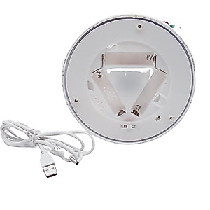 Snowman Swirling Snow Cube, Freestanding Christmas Decoration, Festive Holiday Décor, 6.25 Inches