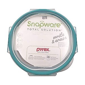 Snapware 4-Cup Total Solution Round Food Storage Container, Glass