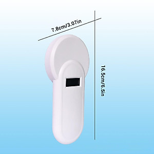 Pet Microchip Scanner, Rechargeable Animal ID Tag Micro Chip Reader Scanner, Dual Frequency Handheld Pet Chip ID Scanner for Animal Pets Pigs Dogs Cats
