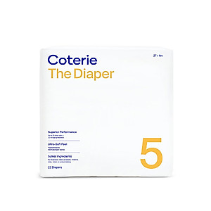 Coterie Size 5 Diapers, 22 CT