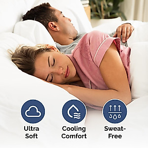 Extra Deep Queen 400 Thread Count Cotton Fitted Sheet - Hotel Luxury Single Fitted Sheet Only - Easily Fits 18" to 24" Mattress - Soft, Wrinkle Free, Breathable and Comfy - Extra Deep Pockets - White