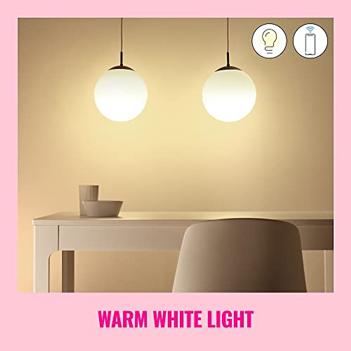 WiZ Connected 2-Pack Color 60W A19 Smart WiFi Light Bulb, 16 Million Colors, Compatible with Alexa and Google Home Assistant, No Hub Required, 2 Bulbs