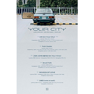 CNBLUE Jung Yonghwa Your City 2nd Mini Album Random Version CD+96p PhotoBook+1p PostCard+1p Polaroid+1ea Bookmark+1p Selfie PhotoCard+Tracking Sealed