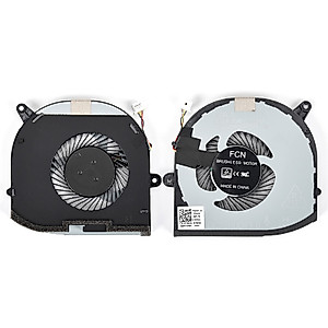 Replacement CPU w/GPU Cooling Fan for Dell XPS 15 9570 & XPS 15 7590, Precision 5530 5540 Series Laptop P/N: 008YY9 0TK9J1 TK9J1 08YY9