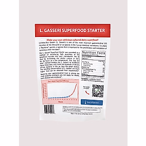 L. Gasseri SuperFood Starter Culture ProBiotic Cultured Dairy Low And Slow Yogurt Lactobacillus By Cutting Edge Cultures