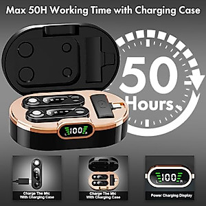 2 Pack Wireless Lavalier Microphones for Android iPhone iPad USB C with Charge Case -Noise Canceling Lav Mic Cordless Clip On Mic for Podcast Video Recording Vlog YouTube TikTok for Samsung iPhone 15