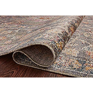 Loloi Chris Loves Julia x Rosemarie Stone/Multi 9'-0" x 12'-0" Area Rug