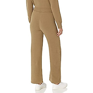 The Drop Women's Leo Super Soft Pull On Sweater Pants, Capers olive, M