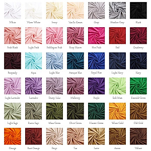 Solid DBP Fabric - Double Brushed Polyester 4 Way Stretch - Acorn - 2yd