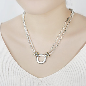 UNY designer Inspired Short Necklace 45cm + 5 cm 3mm Box chain Classic Elegant Vintage Antique Jewelry