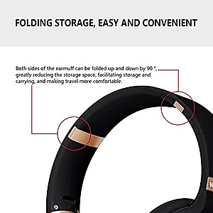 Bluetooth Headphones Wireless Bluetooth Headphones Foldable HiFi Headphones FM Headphones for Sports Games Christmas Birthday Gifts