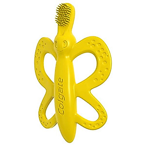 Colgate Baby Toothbrush and Teether, BPA Free â€“1 Count (Pack of 2)