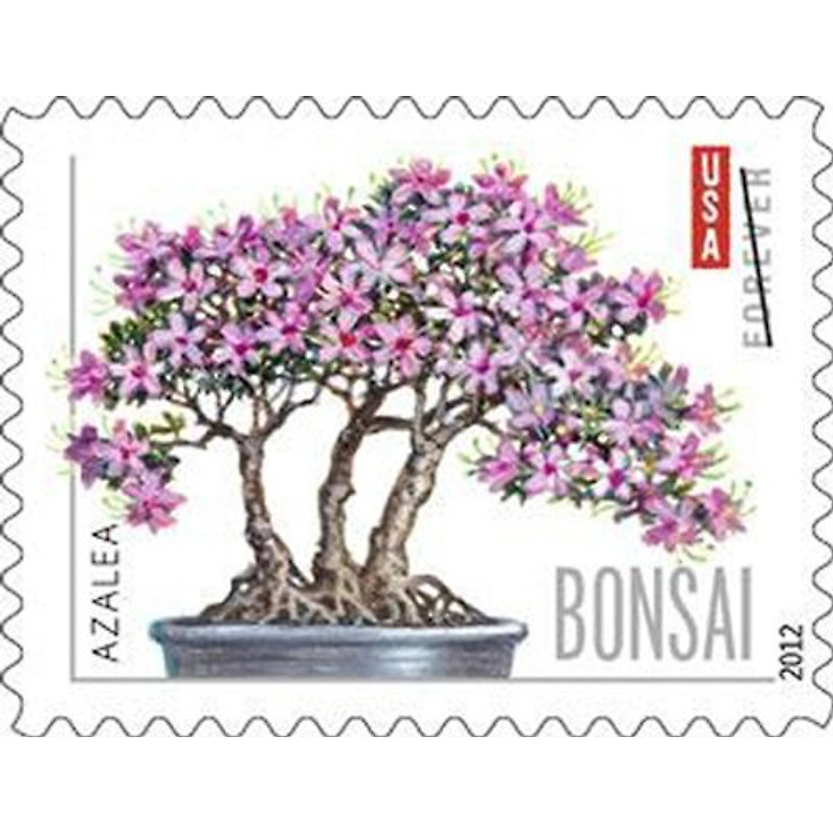 Bonsai Tree Booklet Pane of 20 x Forever Stamps Scott 4618-22