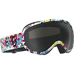 SCOTT US Off-Grid Ski Goggles, Speckle Blue/Pink, Black Chrome Natural Lens
