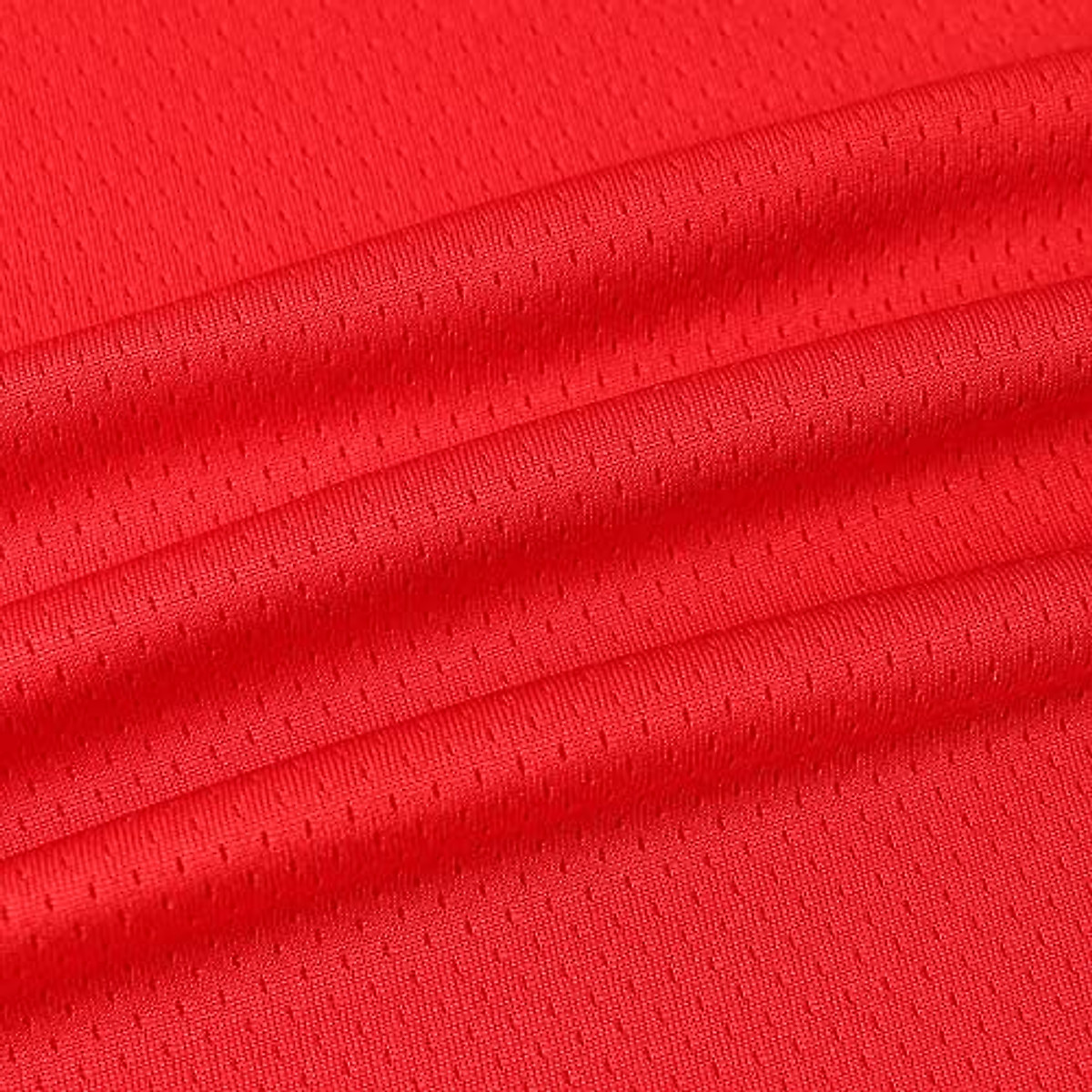 Blank Basketball Jersey Men's Mesh Athletic Sports Shirts Black Yellow White Blue Red S-3XL(Red,XX-Large