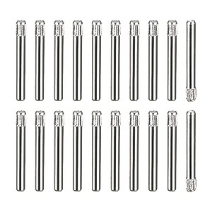 Tool parts 2x18mm 304 Stainless Steel Dowel Pins - 20Pcs Knurled Head Flat End Dowel Pin