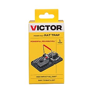 Victor M144B Instant Power-Kill Easy Set Reusable Rat Trap