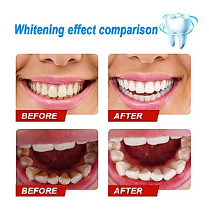 Press Toothpaste,Baking Soda Whitening Toothpaste,Jaysuing Stain Removal Whitening Toothpaste Strong Cleaning Power Natural Stain Remover Fluoride-Free Toothpaste（Blueberry Flavor）