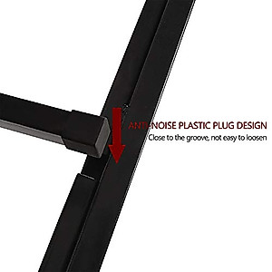 DUMEE Metal Twin Bed Frame with Vintage Headboard and Footboard Sturdy Premium Steel Slat Support No Box Spring Needed, Textured Black