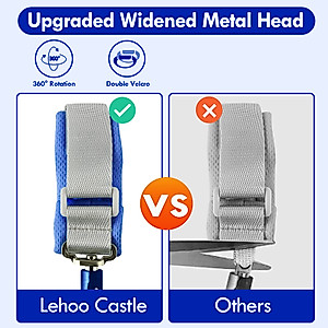 Lehoo Castle Toddler Leash, 4.9ft Kid Leash Wrist with Induction Lock, Anti Lost Wrist Link for Toddlers, Reflective Leash for Kids, Child Leashes for Toddlers (Navy Blue)