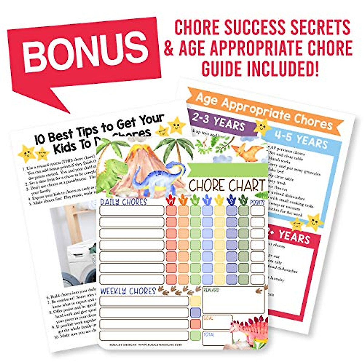 1 Dinosaur Kids Chore Chart Magnetic, 1 Dino Behavior Chart for Kids at Home, Magnet Reward Chart for Kids, Kids Reward Chart Behavior, My Responsibility Chart for Kids, Star Chart for Kids Behavior