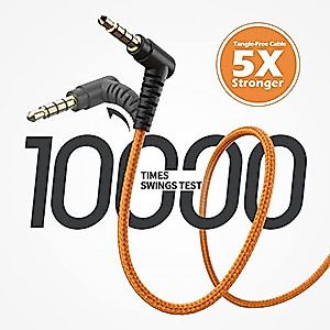 AILIHEN I35 Kid Headphones with Microphone Volume Limited 93dB Children Girls Boys Teen Lightweight Foldable Wired Headset for School Online Course Chromebook Cellphones Tablets