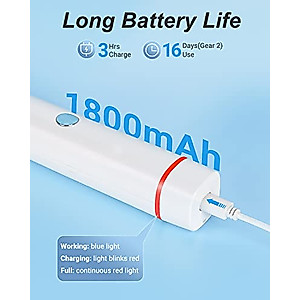 Electric Bottle Brush Set, Baby Bottle Cleaner Brush with Replaceable Brush Head, Electric Baby Bottle Brush for Water/Milk Bottles Cleaning, Water Bottle Cleaner for Pregnant Women,New Moms