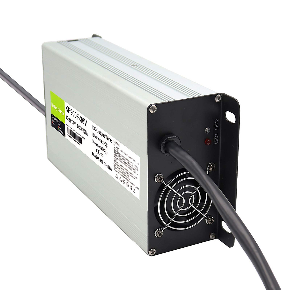 Golf Cart Battery Charger 36V 20A for 36 Volt Club Car/Yamaha Golf Cart with Crowsfoot Style Connector Crows Foot Plug