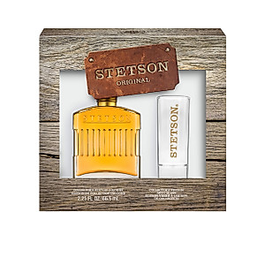 Stetson Original Leather Cologne & Gwp Shot Glass