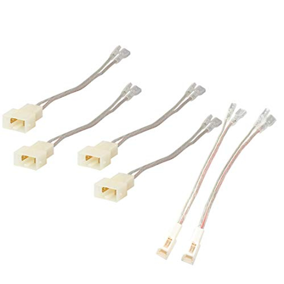 RED WOLF Door Dash Tweeter Speaker Wire Harness Replacement for Honda Civic Accord Odyssey Civic CRV Install Adapter Connector 6 PCS