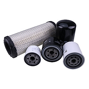 Solarhome New Filter Kit LVA21128 M806419 MIU800645 M131802 Compatible with John Deere 3032E 3036E 3038E-(5PCS)