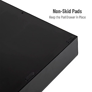 Mind Reader Hero Coffee Pod Drawer, One Size, Black