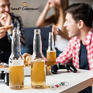 3 Piece Mexican Flag Beer Bottle Opener Keychain