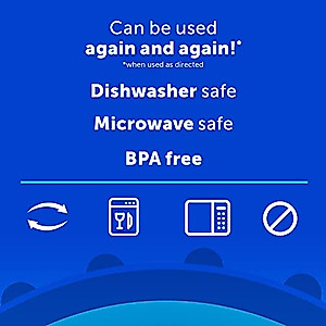 Ziploc Twist N Loc Food Storage Meal Prep Containers Reusable for Kitchen Organization, Dishwasher Safe, Extra Small Round, 4 Count (Pack of 6)