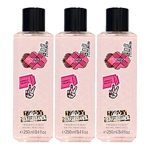 Victoria's Secret Lot of 3 Fragrance Mist 8.4 Fl Oz Each (Tease Heartbreaker)