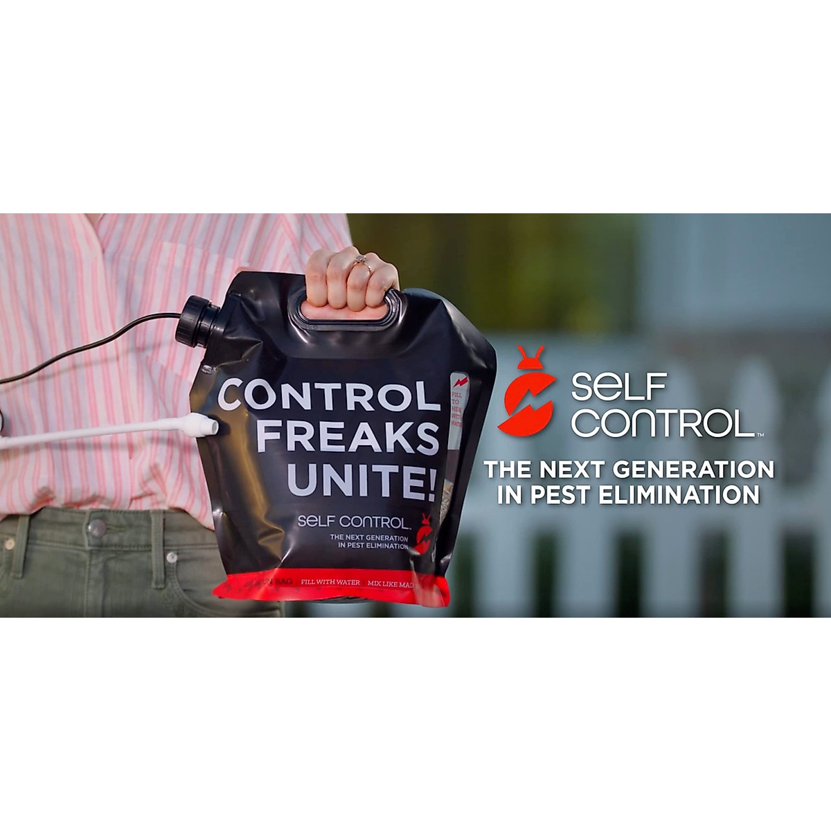 Self Control, Professional Grade Do-It-Yourself Pest Control Kit, 3-Month Supply of Bug Spray Concentrate with Guaranteed Results, Eliminates Ants, Roaches, Fleas, Mosquitos, and Flies (.27 Ounce)