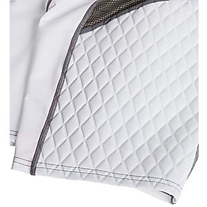 Marucci Mens Elite Shorts Sports, MASL-W-AM, Adult Padded Slider, White, Medium US