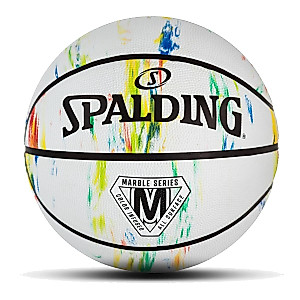 Spalding Marble Series Multi-Color Outdoor Basketball 28.5"