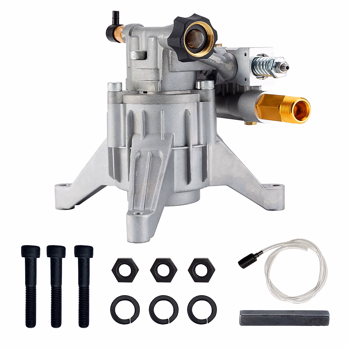 SANOL Max 3000 PSI Pressure Washer Pump 2.5 GPM 7/8" Shaft - Replacement Gas Power Washer Pump - Oil Comes Sealed - Fits: 308653052, 308653006, 308653025, PS262311, GCV160 and more