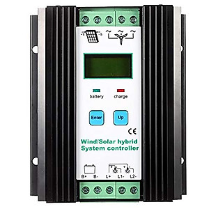 Gimax Wind&Solar Hybrid PWM Controller(600W Wind+400W Solar) 12V/24V Automatic-SCLL - (Size: -)