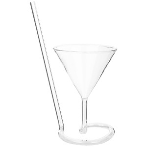 Kichvoe glass wine decanter milk cup cocktail glass built in straw martini gin Vampires Cocktails Wines Glasses whiskey cup wine goblet glasses drinking cup to rotate coffee cup