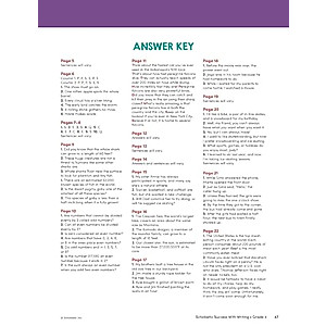 Scholastic Success with Writing Grade 4 Workbook