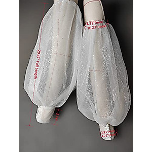 Passat Ivory Long Detachable Chiffon Puff Sleeves For Wedding Dress Spark Detachable Sleeves For Wedding Dresses Add On 04