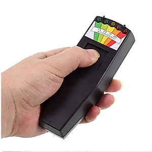 kydely 2 PCS 5 LED EMF Meter Magnetic Field Detector Ghost Hunting Paranormal Equipment Tester Counter