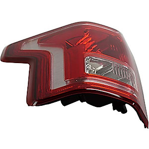 Evan Fischer Driver Side Tail Light Assembly Compatible with 2015 2016 2017 Ford F-150 With Bulb CAPA