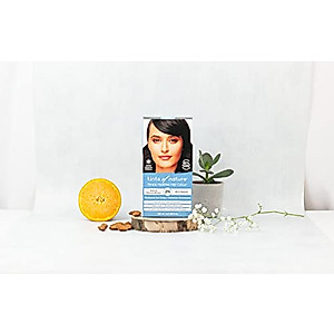 Tints of Nature 2N Natural Darkest Brown Permanent Hair Dye, Nourishes Hair and Covers Greys, Ammonia-Free, 130ml