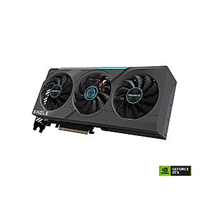 GIGABYTE GeForce RTX 4070 Ti Eagle OC 12G Graphics Card, 3X WINDFORCE Fans, 12GB 192-bit GDDR6X, GV-N407TEAGLE OC-12GD Video Card