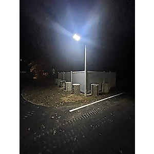 OKPRO Solar Street Lights Outdoor - 1000W Solar Parking Lot Lights, 7000K LED Solar Lights, Dusk to Dawn, Motion Sensor,IP66 Waterproof, Commercial Grade